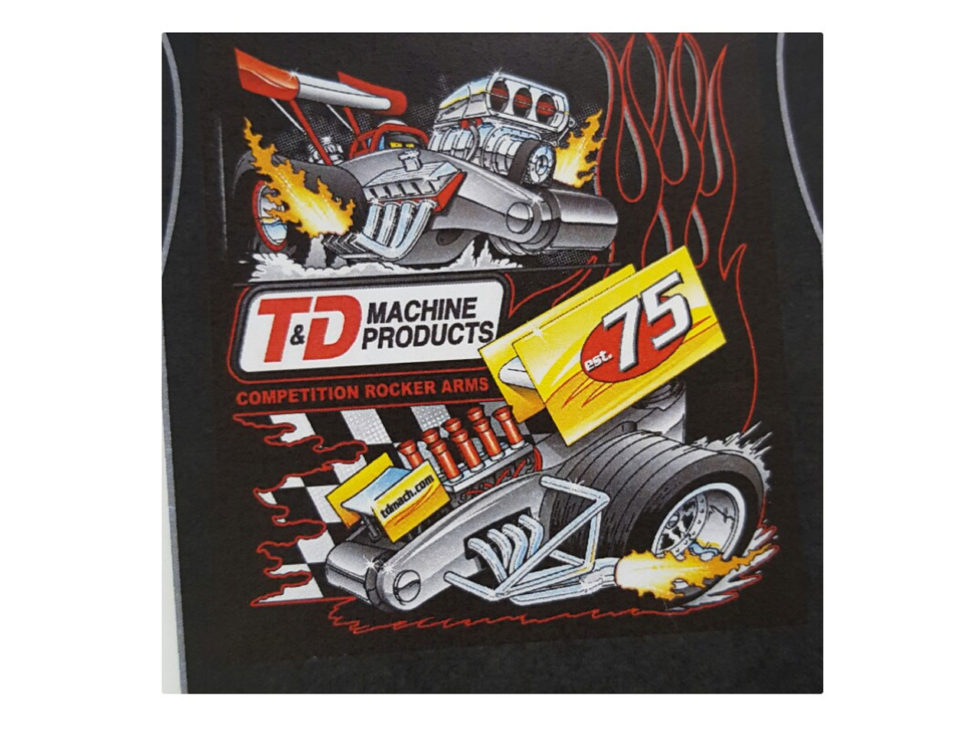 T&D T-Shirt - T&D Machine - Shaft Mount Rocker Arms